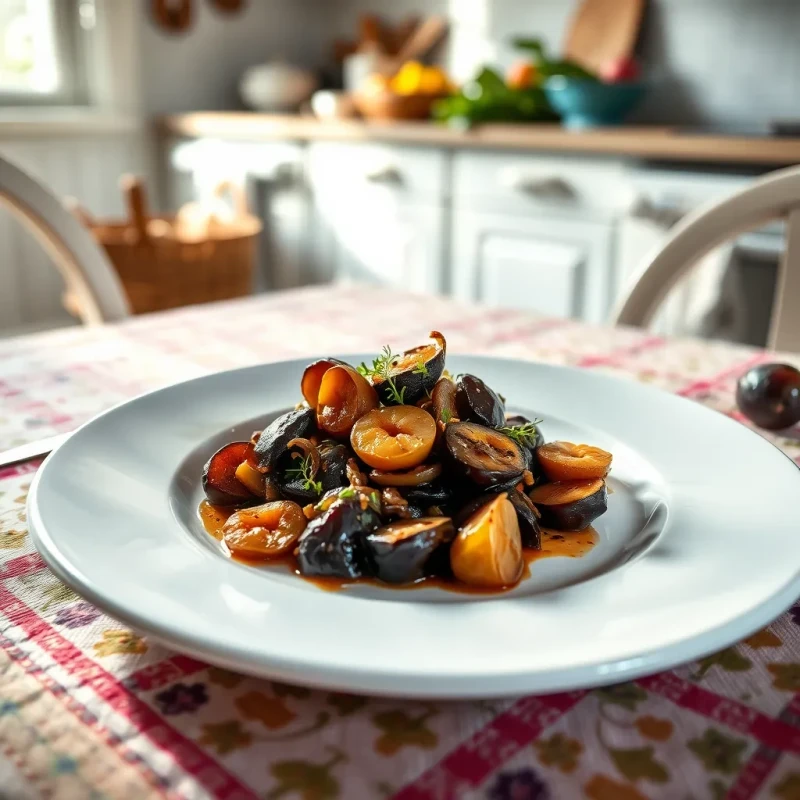 Белгийски беличи сини сливи - Рецепта