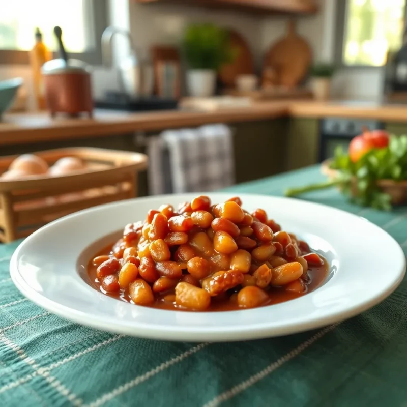 Боб на фурна - Рецепта