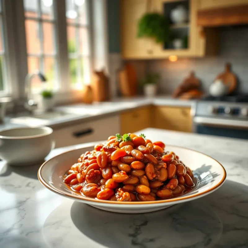 Бобена запеканка с четири вида боб - Рецепта