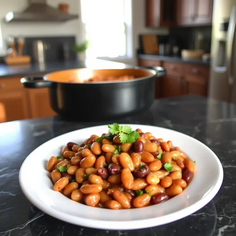 Борачо боб в един съд - Рецепта