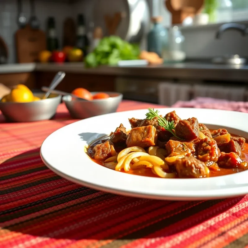 Говеждо яхния (Хахе) - Рецепта