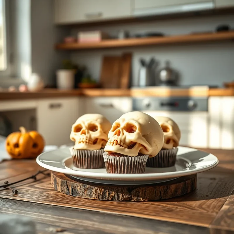 Кексчета черепи - Рецепта