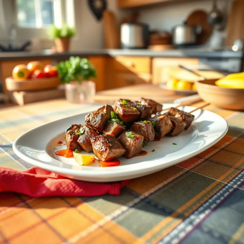 Смолисти кебапи от еленово месо - Рецепта