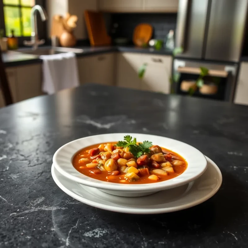 Супа с южноафрикански захарен боб - Рецепта