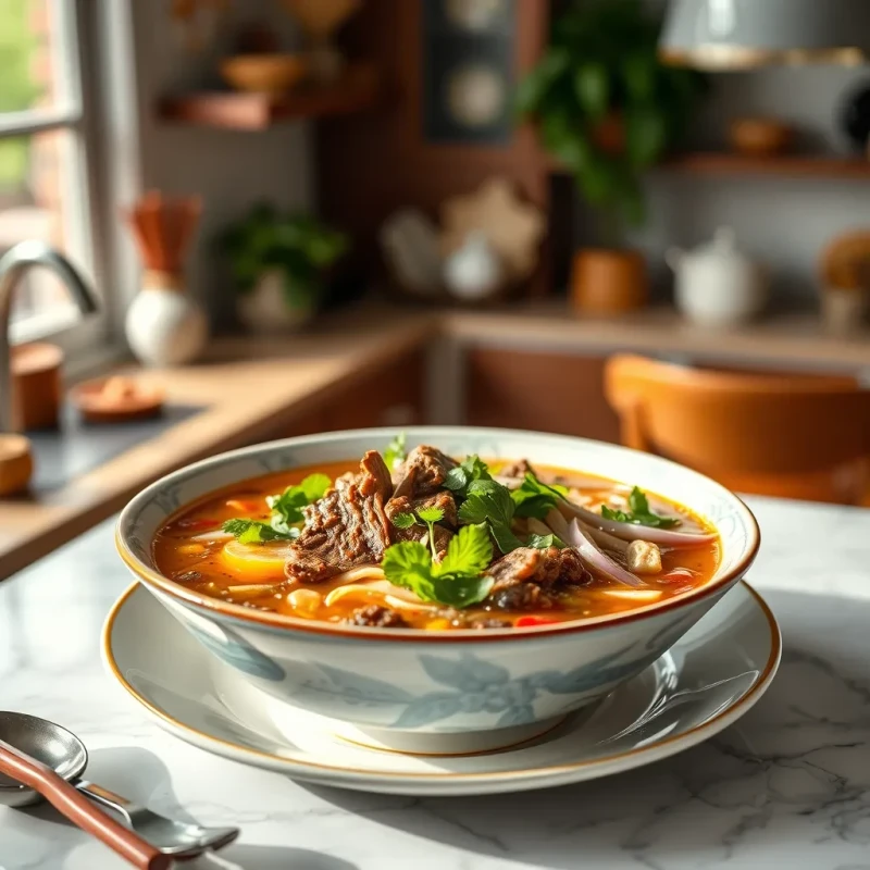 Виетнамска супа Фо с говеждо - Рецепта
