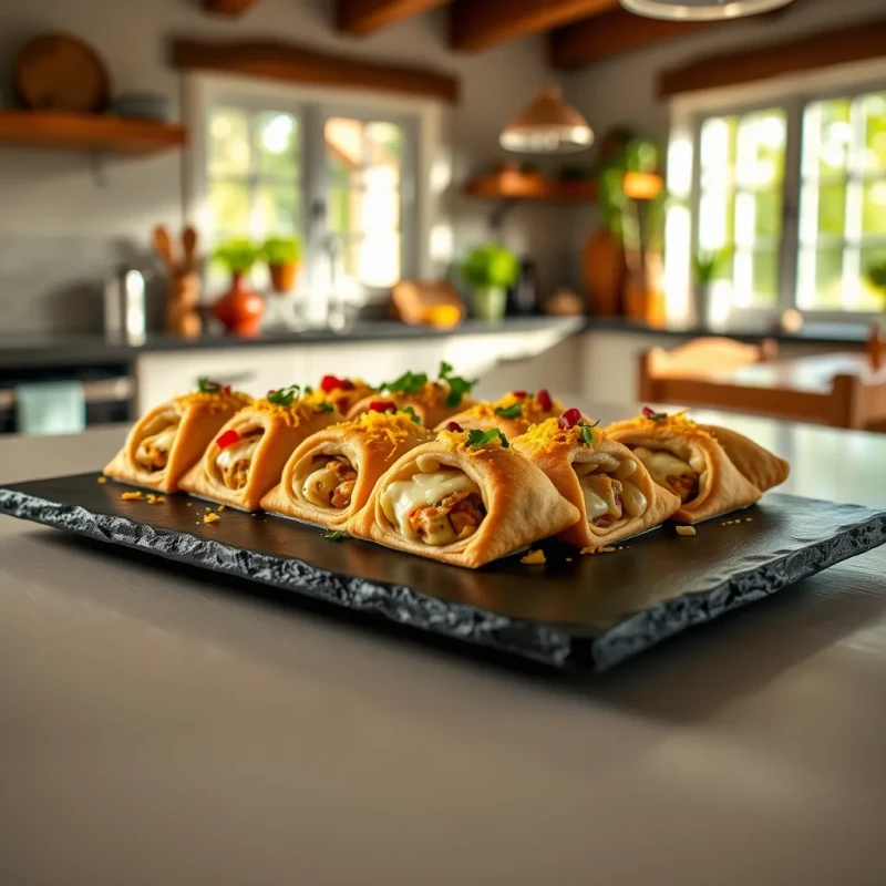 Апетитни джобчета със сирене - Рецепта