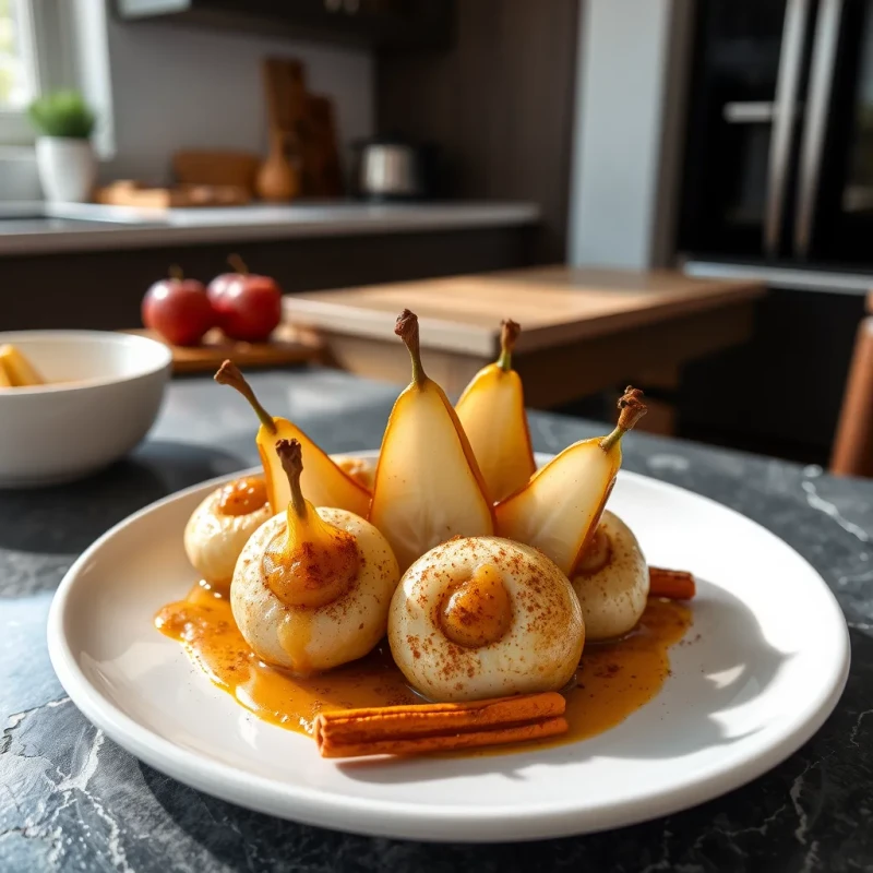 Круши с канела - Рецепта
